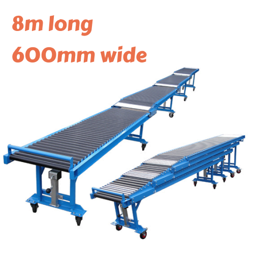 Telescopic Gravity Roller Conveyor - NC8-600 - North Conveyors
