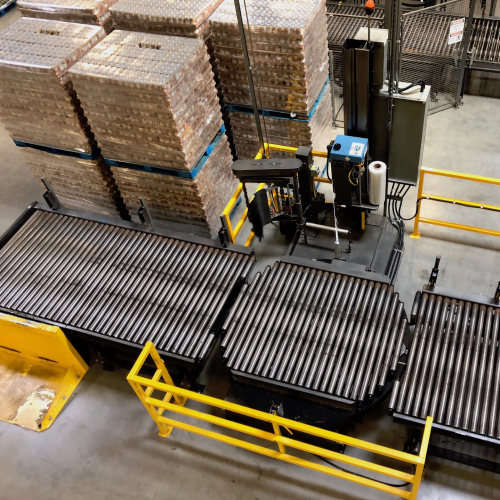 Pallet Wrapping Conveyor Lines - North Conveyors - Expert Conveyor Advice